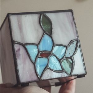 Accents | Stained Glass Flower Box | Poshmark